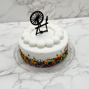 Cake Topper Spinning Wheel / Flower Arrangement Stem / Sleeping Beauty ...