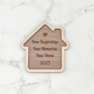 Free Ship* New Home Magnet, New Beginnings New Memories New Home - Etsy
