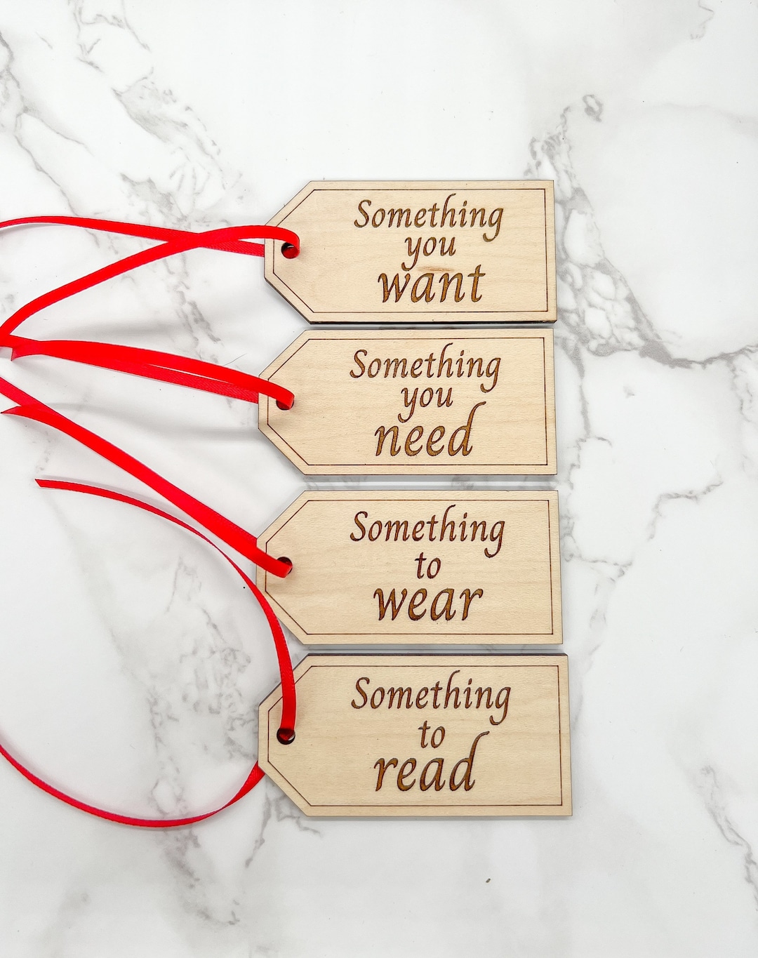 Personalized Gift Tags, Something You Want, Something You Need ...