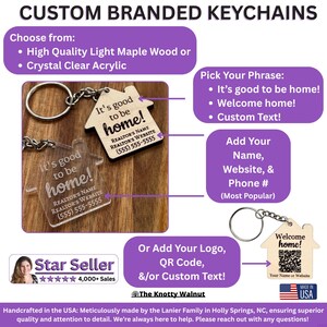 Bulk Branded Realtor Keychains - Closing Keychain - Open House ...