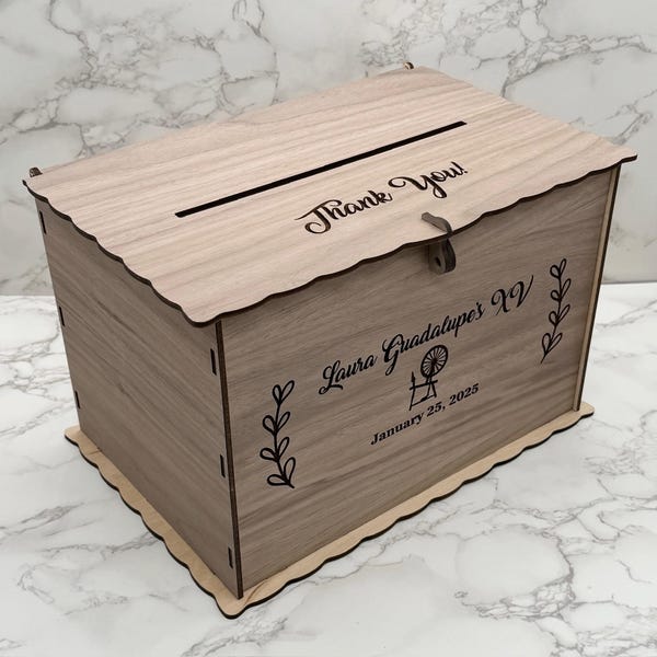 Quinceanera Card Box - Etsy