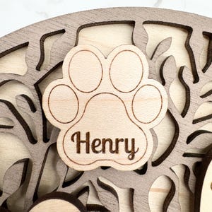 Personalized Grandkids Family Tree Gift for Mom, Dad, Grandmother ...