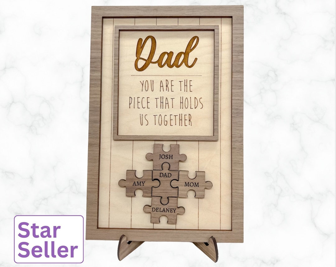 Dad Puzzle, Personalized Birthday Gift, Father’s Day, Dad Christmas ...