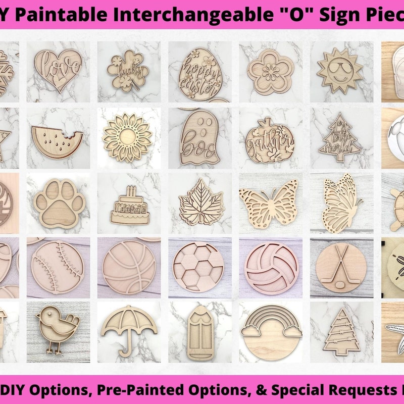 Welcome Sign Interchangeable Pieces - Etsy