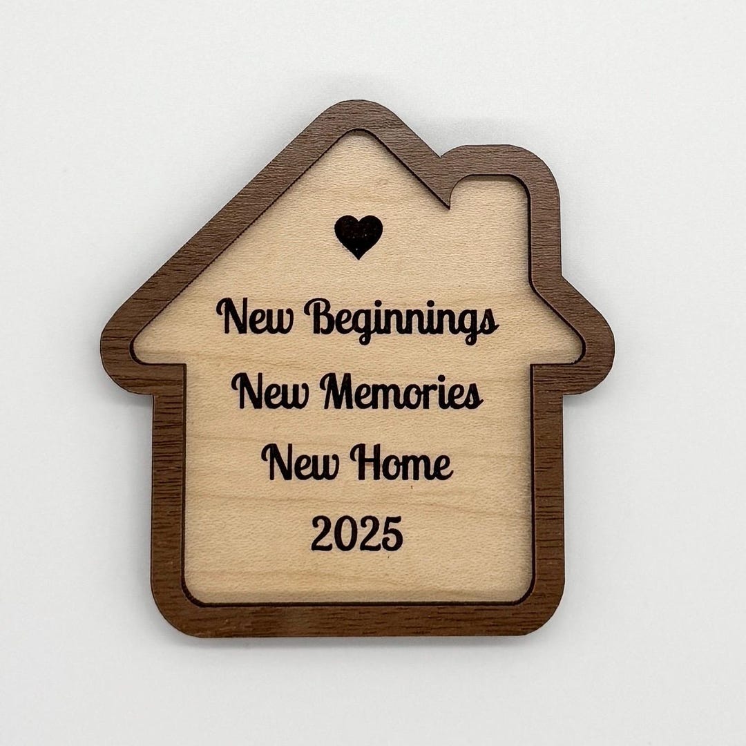 New Home Magnet, New Beginnings New Memories New Home - Etsy