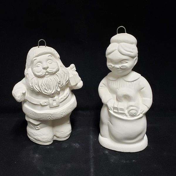 Mrs Claus Ceramic Unpainted - Etsy