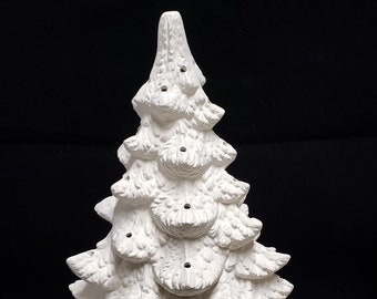 Ceramic Christmas Tree to Paint - Etsy