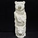 Unpainted Ceramic Bear-wolf-bobcat Totem Pole, 7" Tall, Unfinished ...