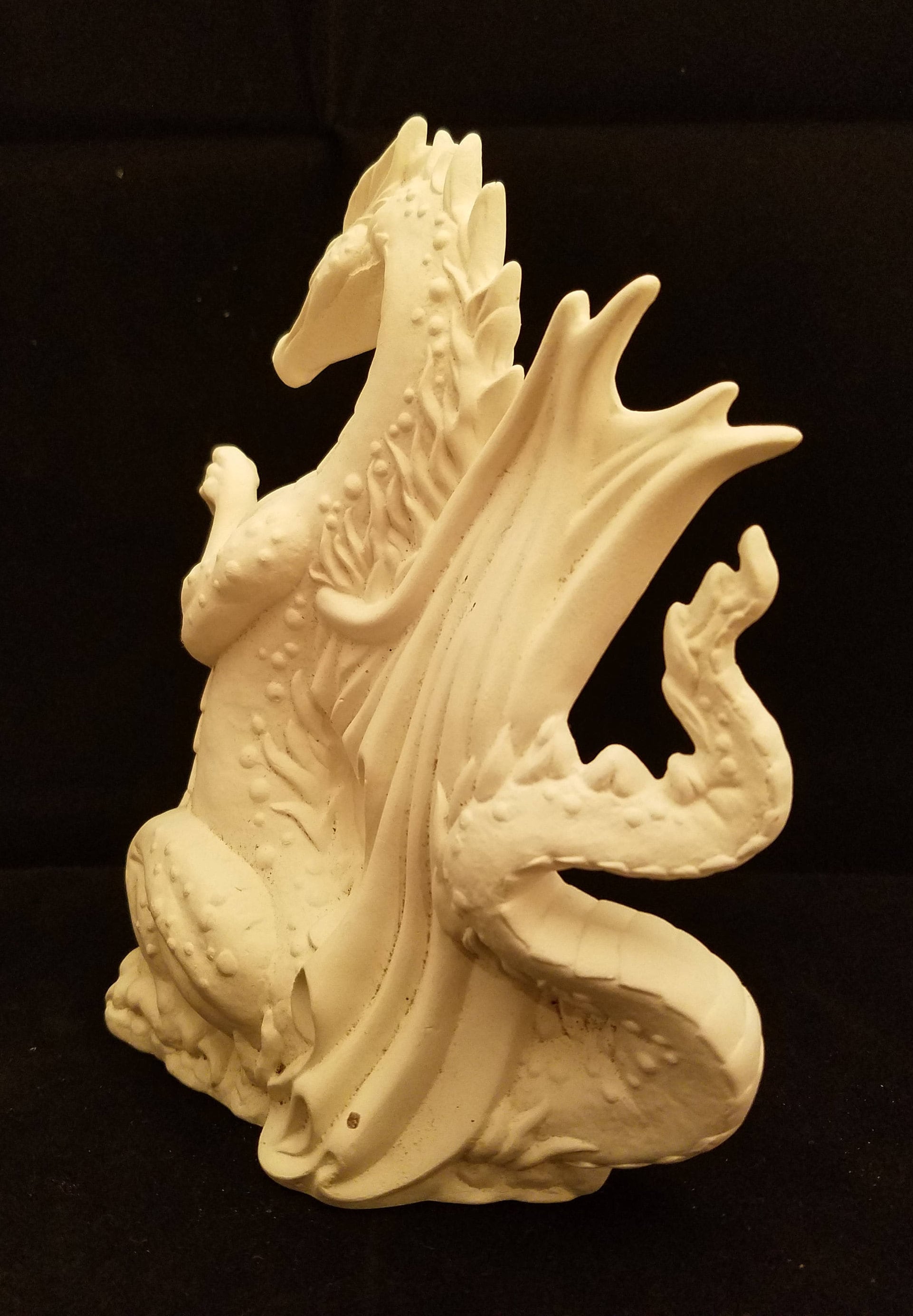 Unpainted Ceramic FIRE Dragon Unfinished Bisque Unpainted | Etsy