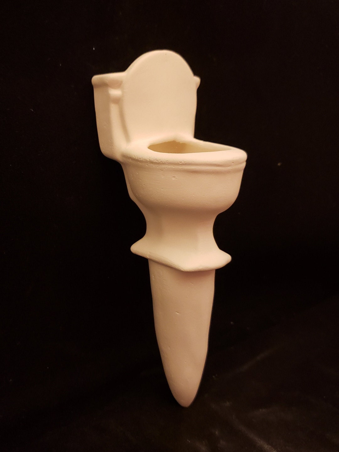 Unpainted Ceramic Toilet Plant Tender, Unfinished Bisque, Unfinished ...