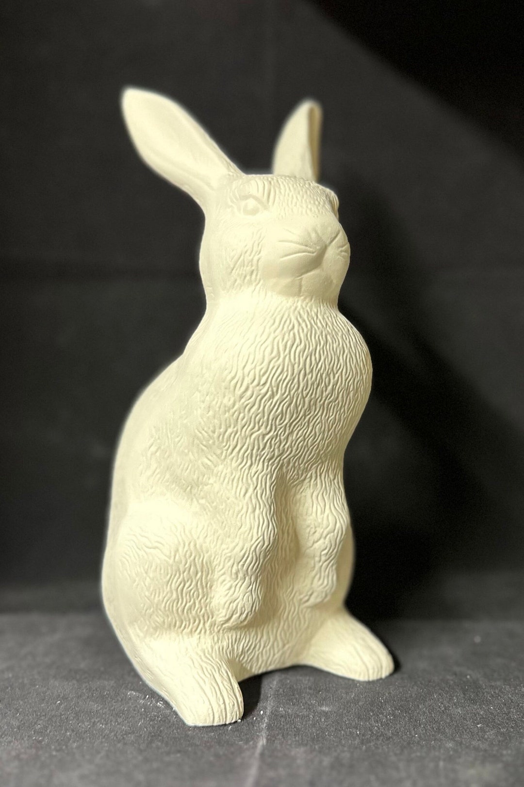 Unpainted Ceramic Bisque Large Bunny, Unfinished Ceramics, Ready to ...