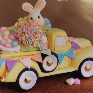 Unpainted Ceramic Easter Insert, Unfinished Bisque, Holiday Pickup ...