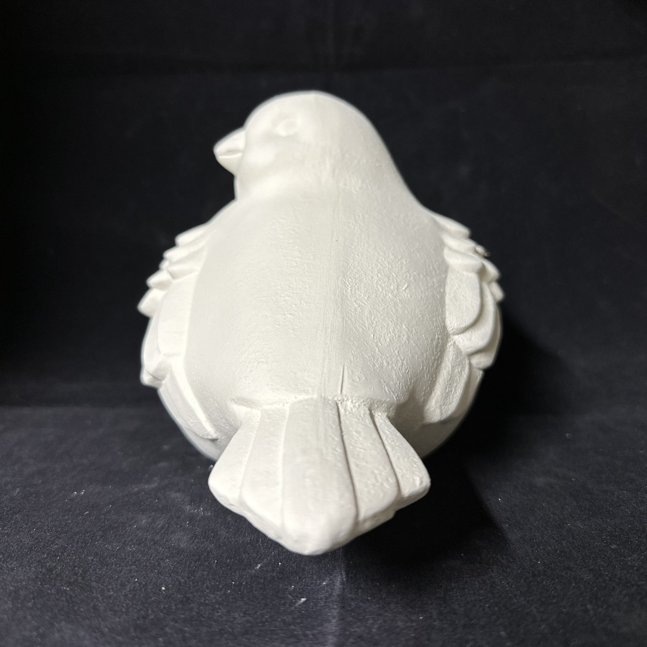 Unpainted Ceramic Large Bird, Unfinished Bisque, Ready to Paint ...