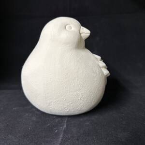 Unpainted Ceramic Large Bird, Unfinished Bisque, Ready to Paint ...