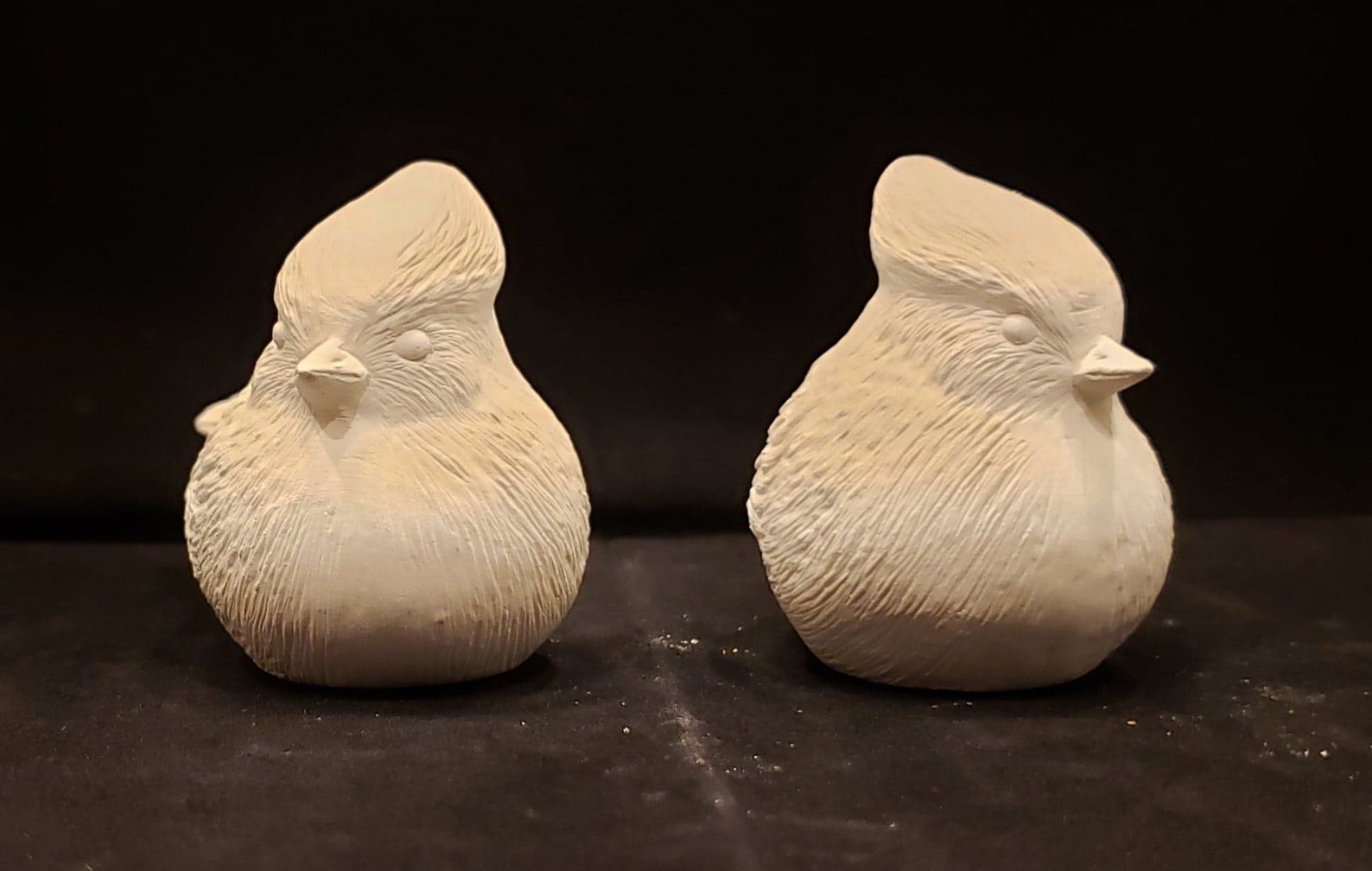 Unpainted Ceramic Cardinal Pair Unfinished Bisque Ready to - Etsy