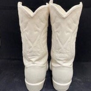 Unpainted Ceramic Boot, Realistic Cowboy Boots, Unfinished Bisque ...