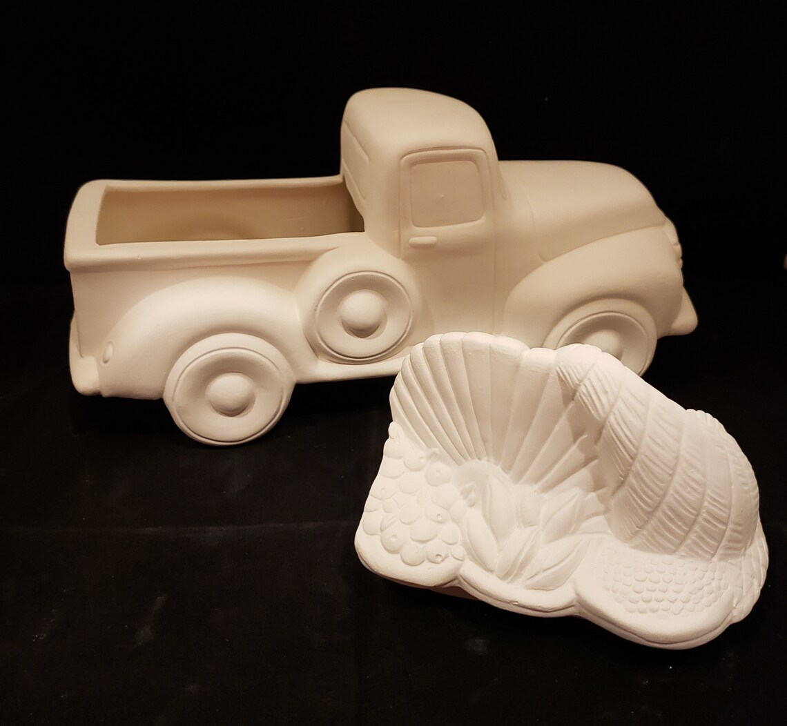 Unpainted Ceramic Thanksgiving Turkey Insert Unfinished - Etsy