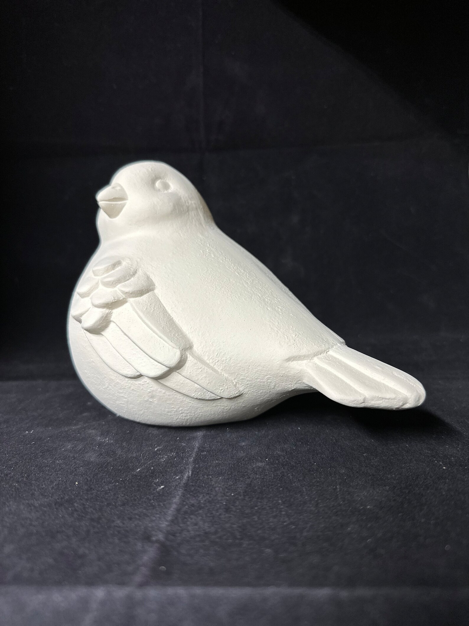 Unpainted Ceramic Large Bird, Unfinished Bisque, Ready to Paint ...