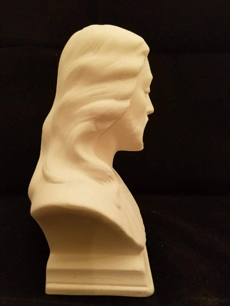 Unpainted Ceramic Jesus Unfinished Bisque Unpainted - Etsy