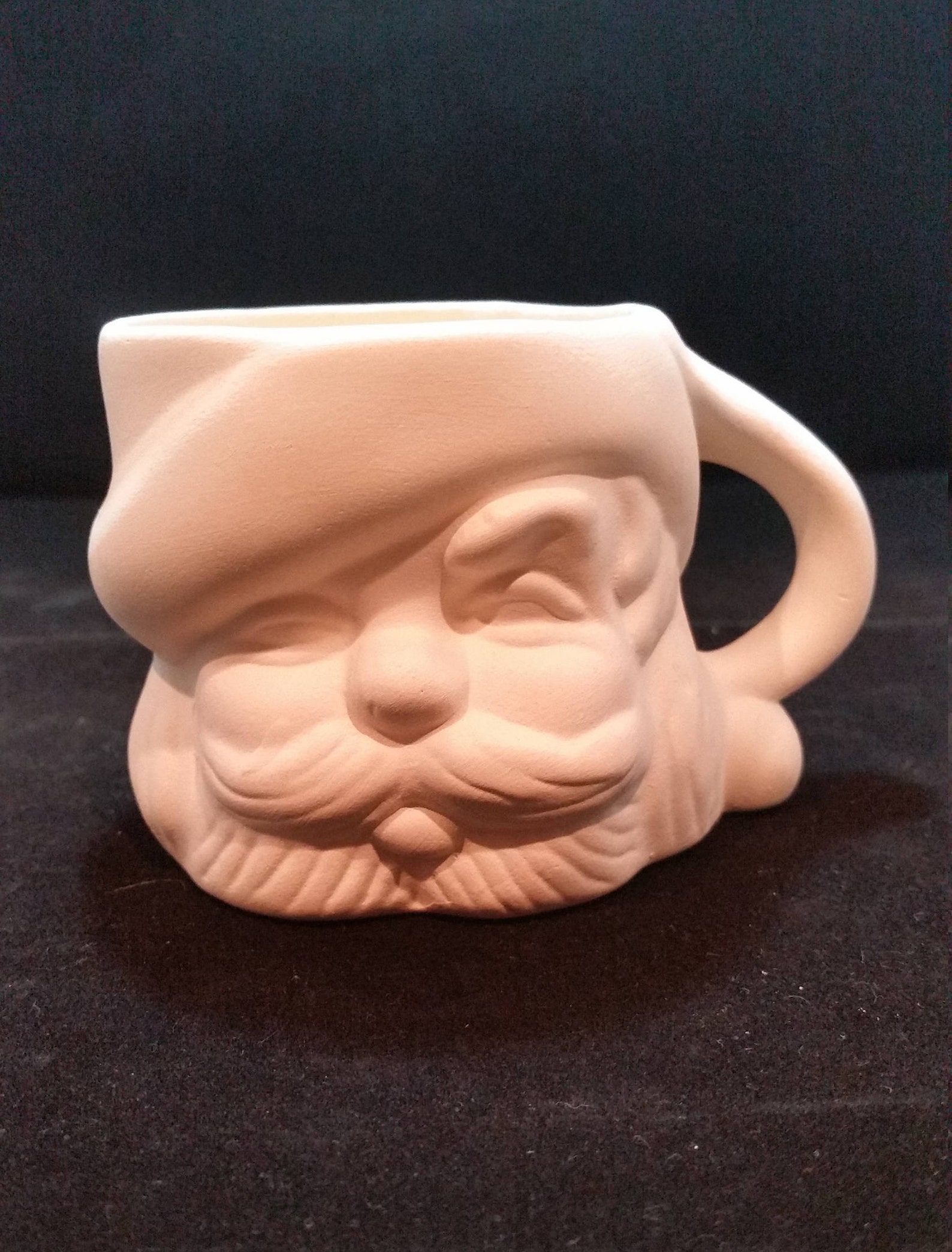 Ceramic Santa Mugs Unfinished Bisque Unpainted Christmas - Etsy