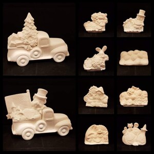 Unpainted Ceramic Thanksgiving Turkey Insert, Unfinished Bisque, Pickup ...