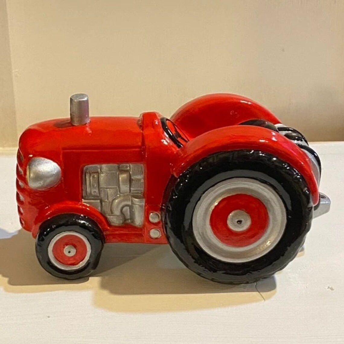 Unpainted Ceramic Tractor, Unfinished Bisque, Farm Tractor, Ready to ...