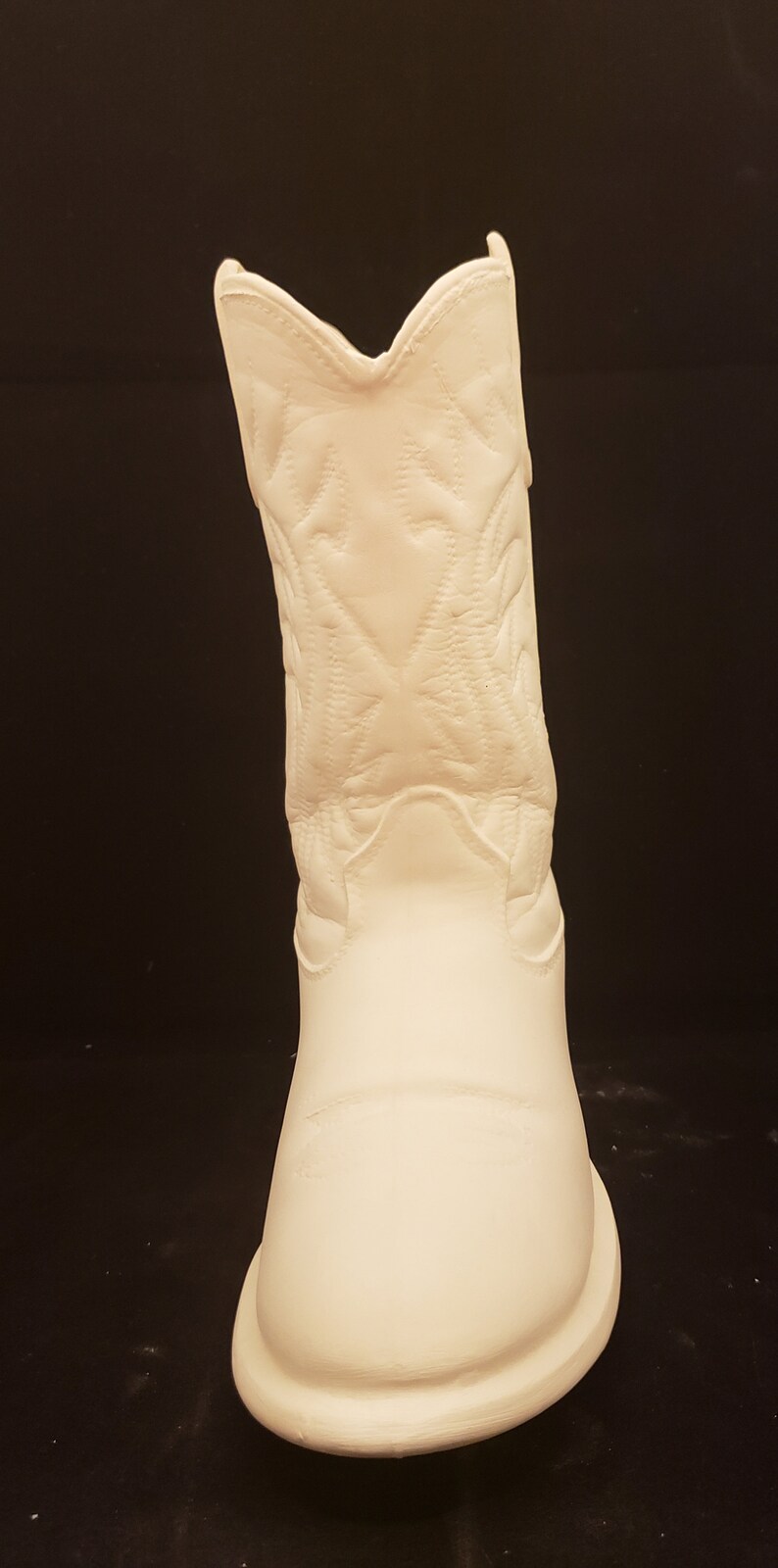 Unpainted Ceramic Boot Realistic Cowboy Boot Unfinished | Etsy