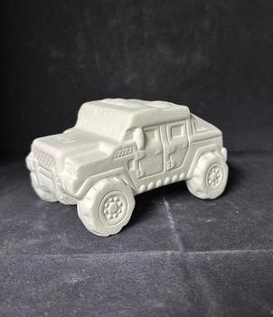 Unpainted Ceramic Bisque Humvee, Unfinished Ceramics, Ready to Paint ...