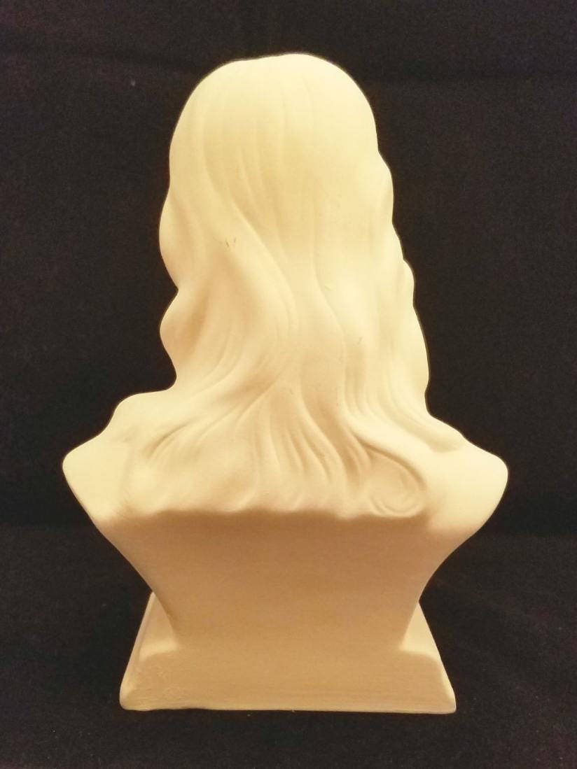 Unpainted Ceramic Jesus, Unfinished Bisque, Unpainted Ceramics, Ready ...