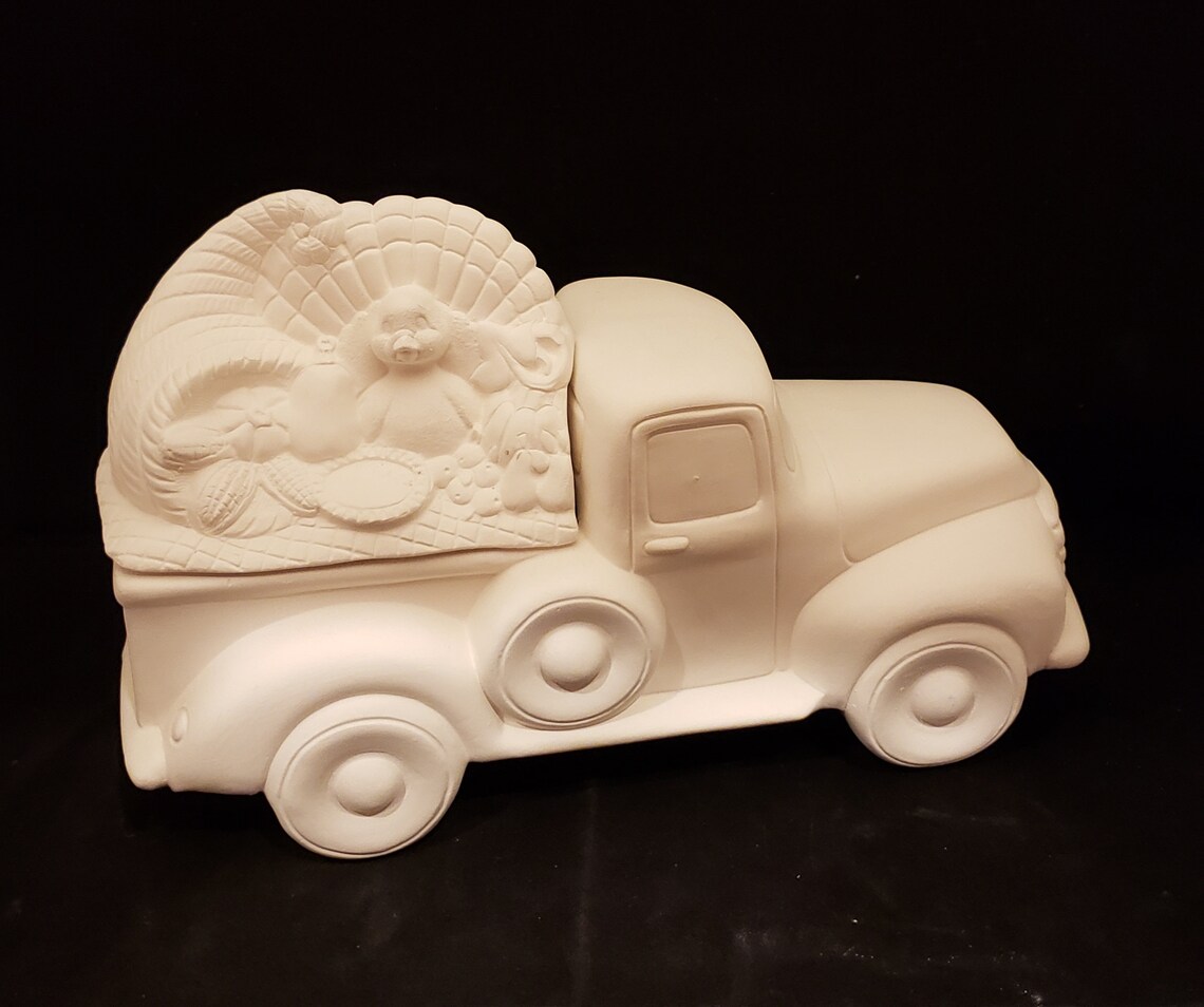 Unpainted Ceramic Thanksgiving Turkey Insert Unfinished - Etsy