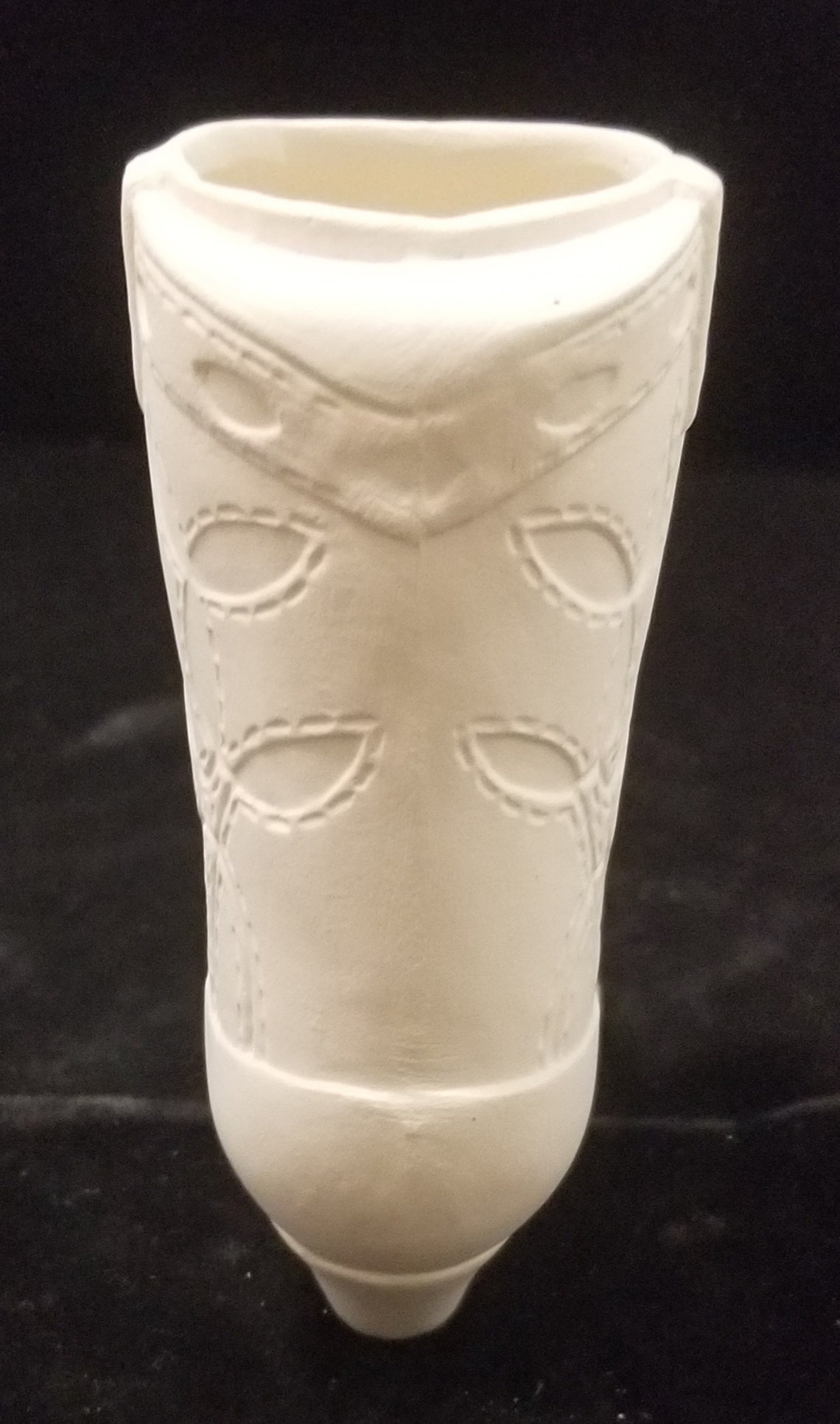 Unpainted Ceramic Boot, Cowboy Boot, Unfinished Bisque, Cowgirl Boot ...