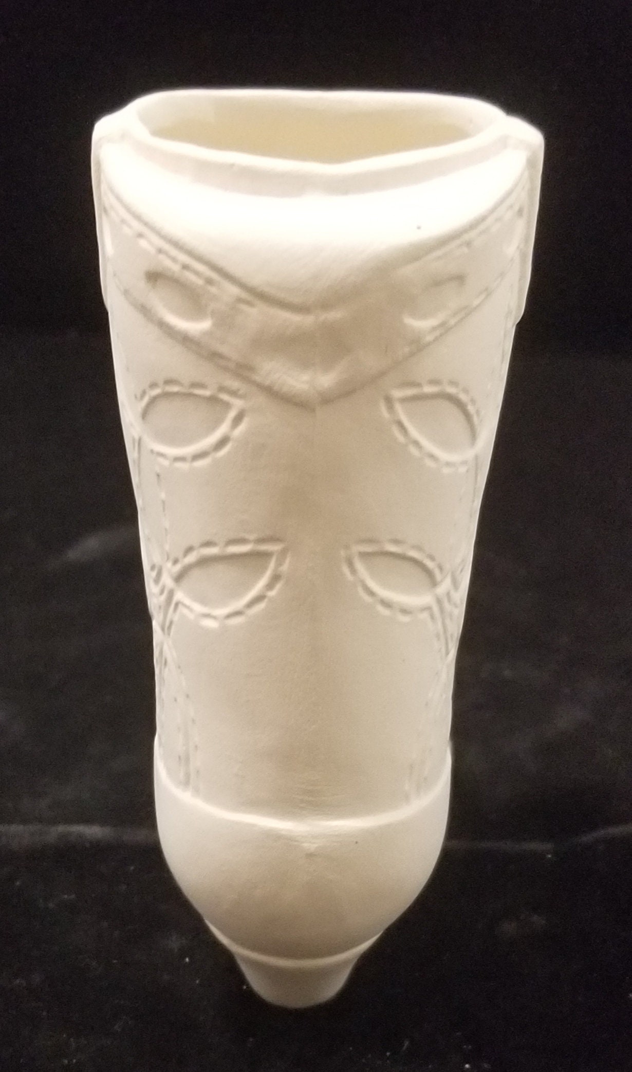 Unpainted Ceramic Boot Cowboy Boot Unfinished Bisque - Etsy