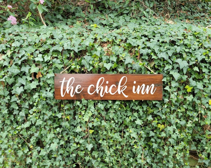 The Chick Inn Funny Chicken Coop Sign - Etsy