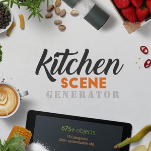 Kitchen Scene Generator - Etsy