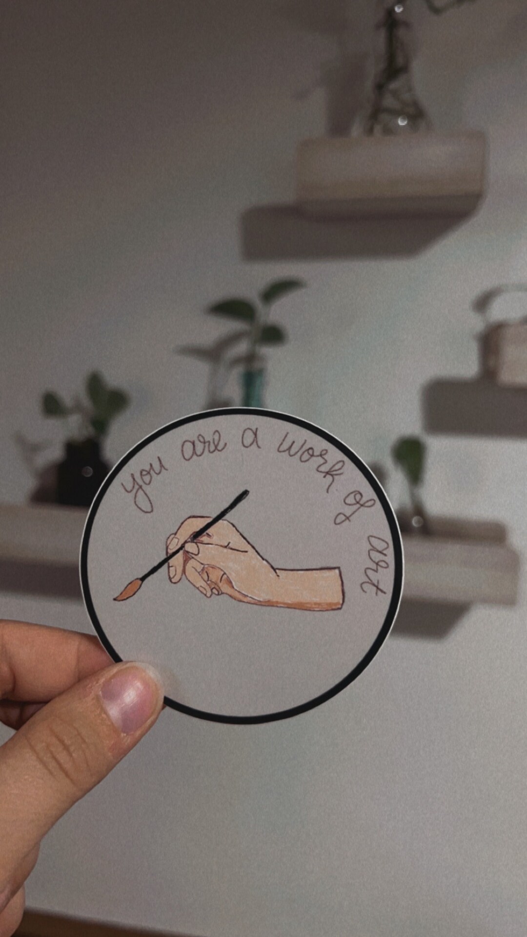 Work of Art Sticker - Etsy