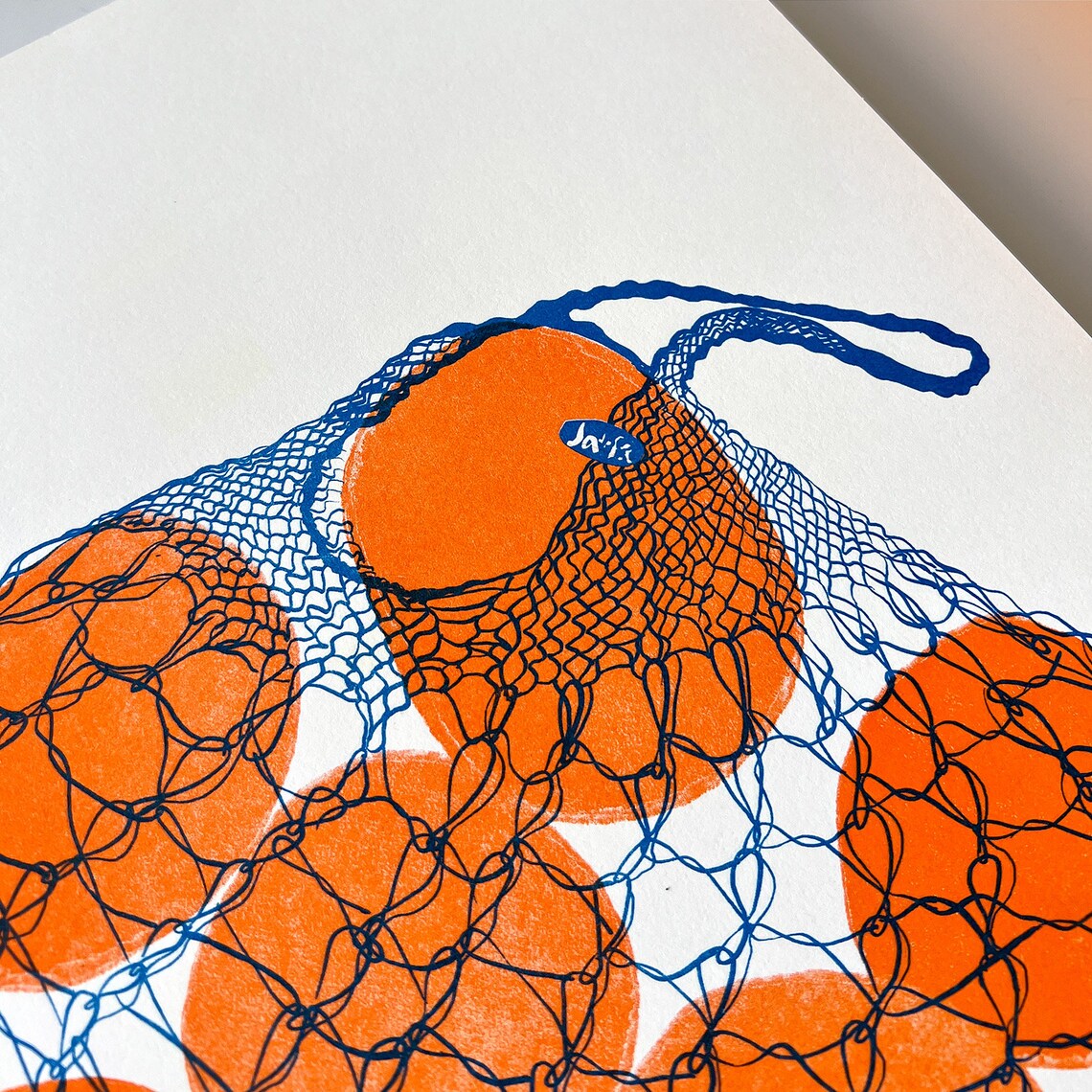Oranges | High Quality Risograph Print | A3 | 3 Colors | Prints | Art ...