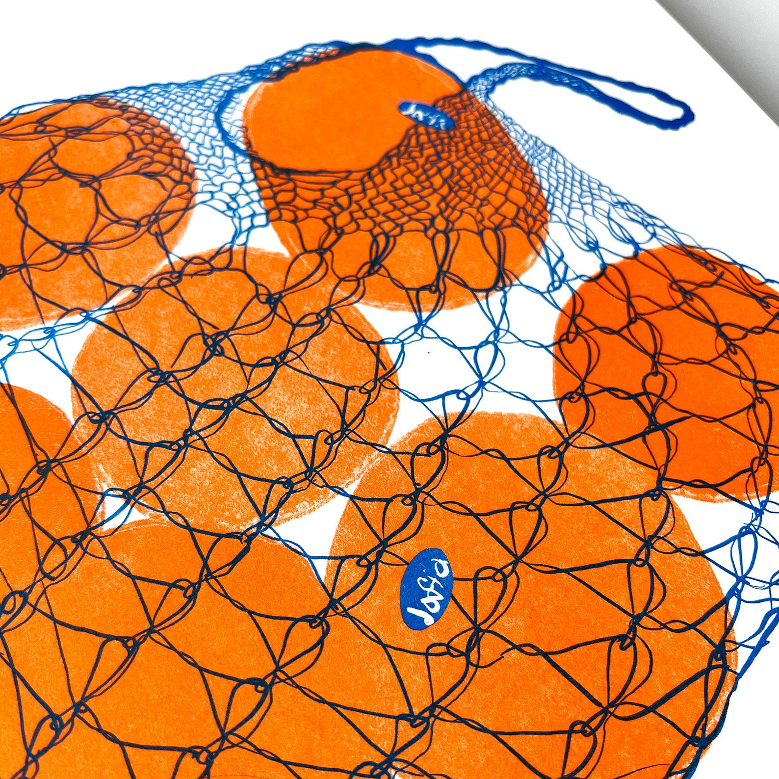 Oranges | High Quality Risograph Print | A3 | 3 Colors | Prints | Art ...