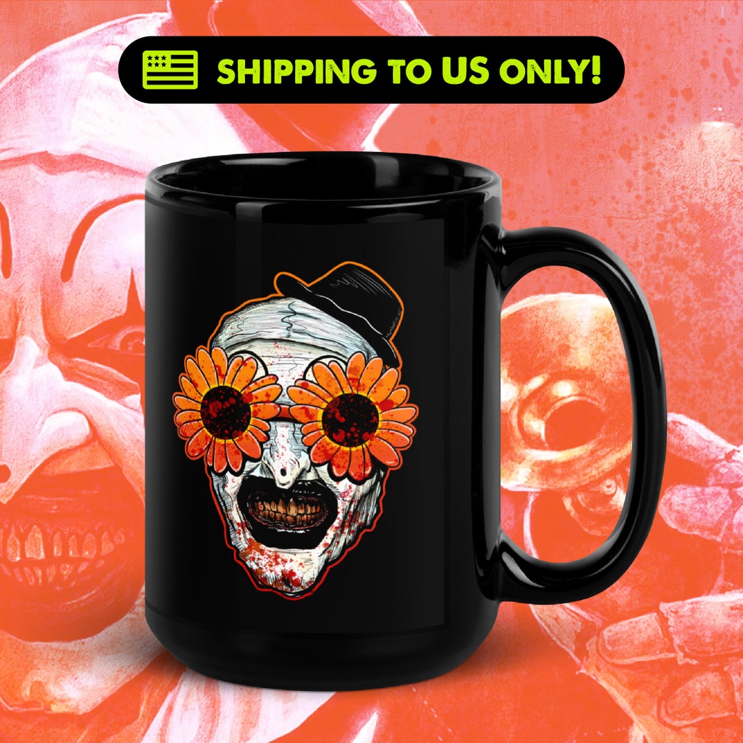 Sunflower Sunglasses Clown Horror Terrifying 2 Movie Art Black Glossy ...