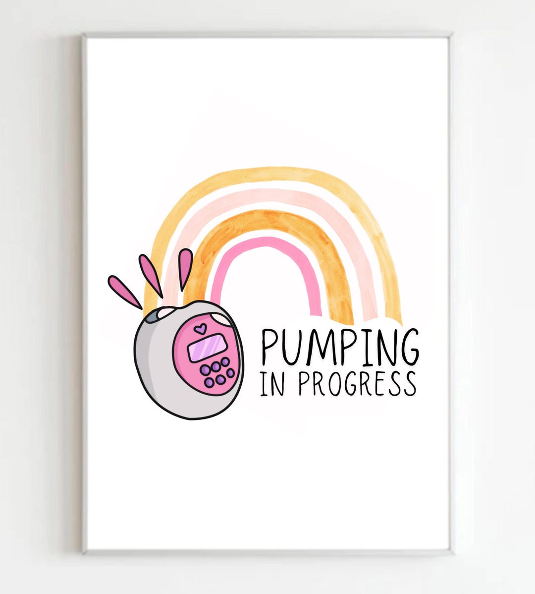 Pumping in Progress Sign for Door | Breastfeeding Mom | Pumping at Work ...