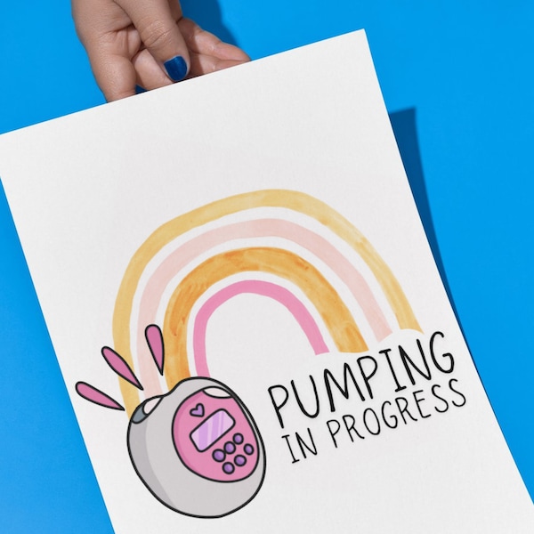 Pumping in Progress - Etsy