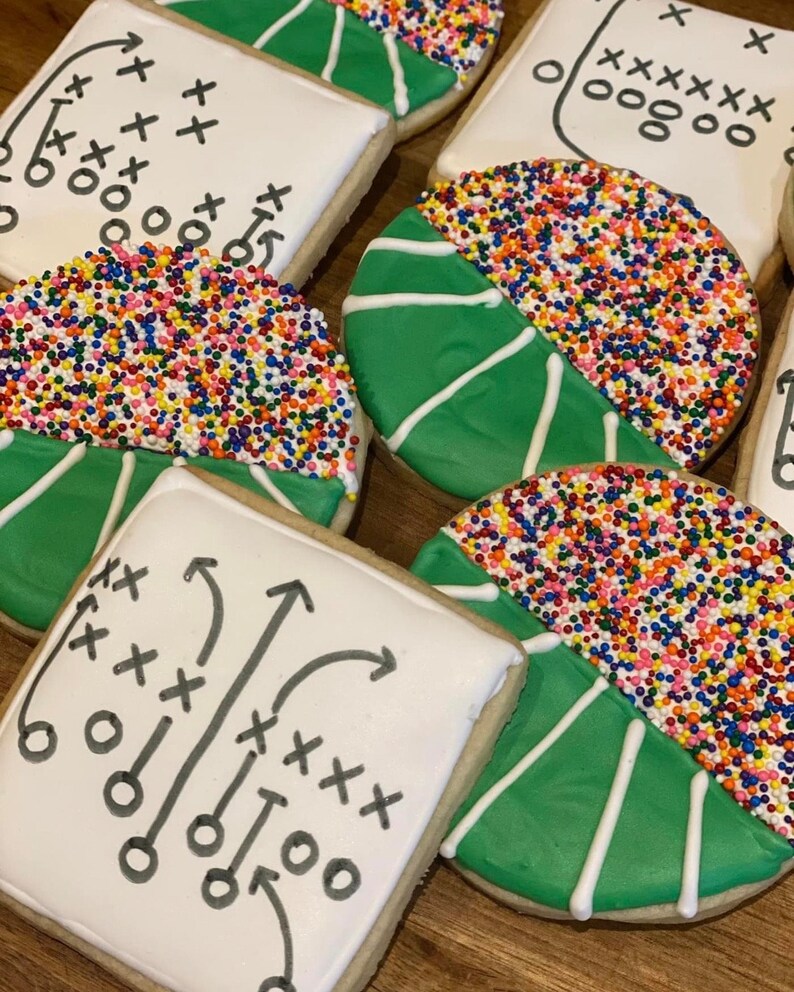 Football Cookies - Etsy