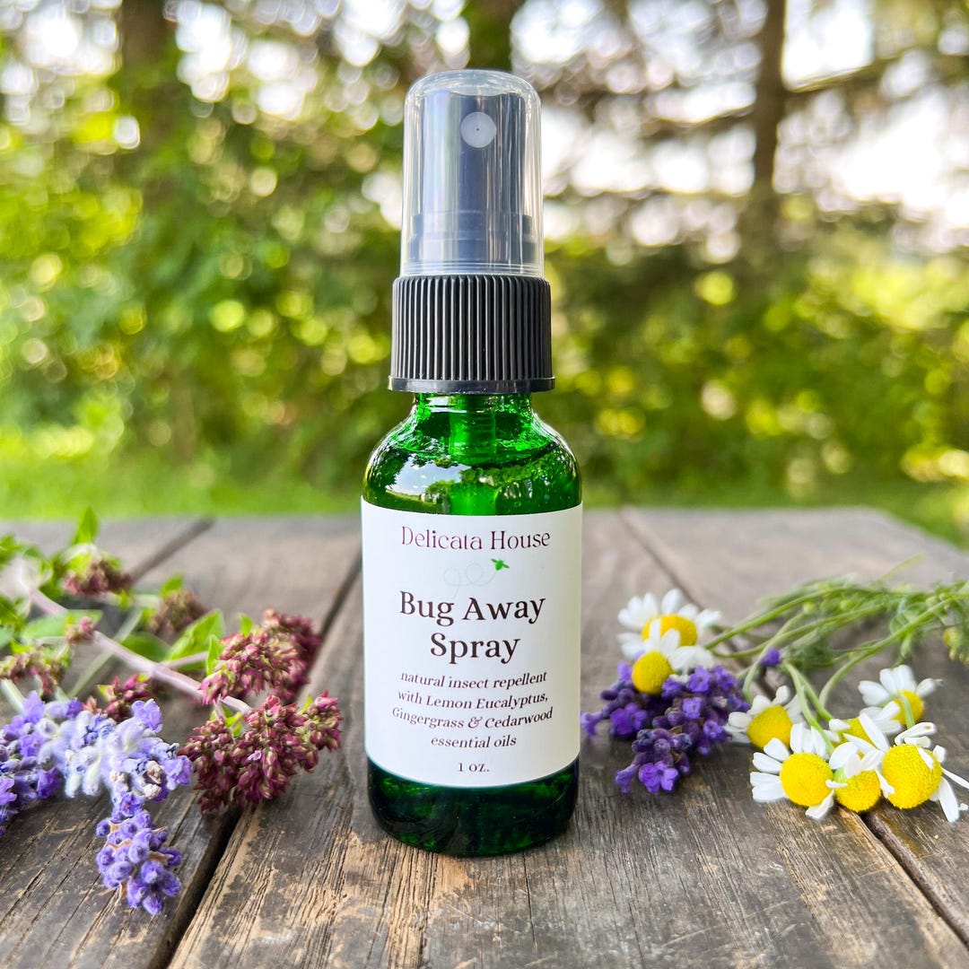 Natural Bug Away Spray - Essential Oils Insect Repellent - Hikers Gift ...
