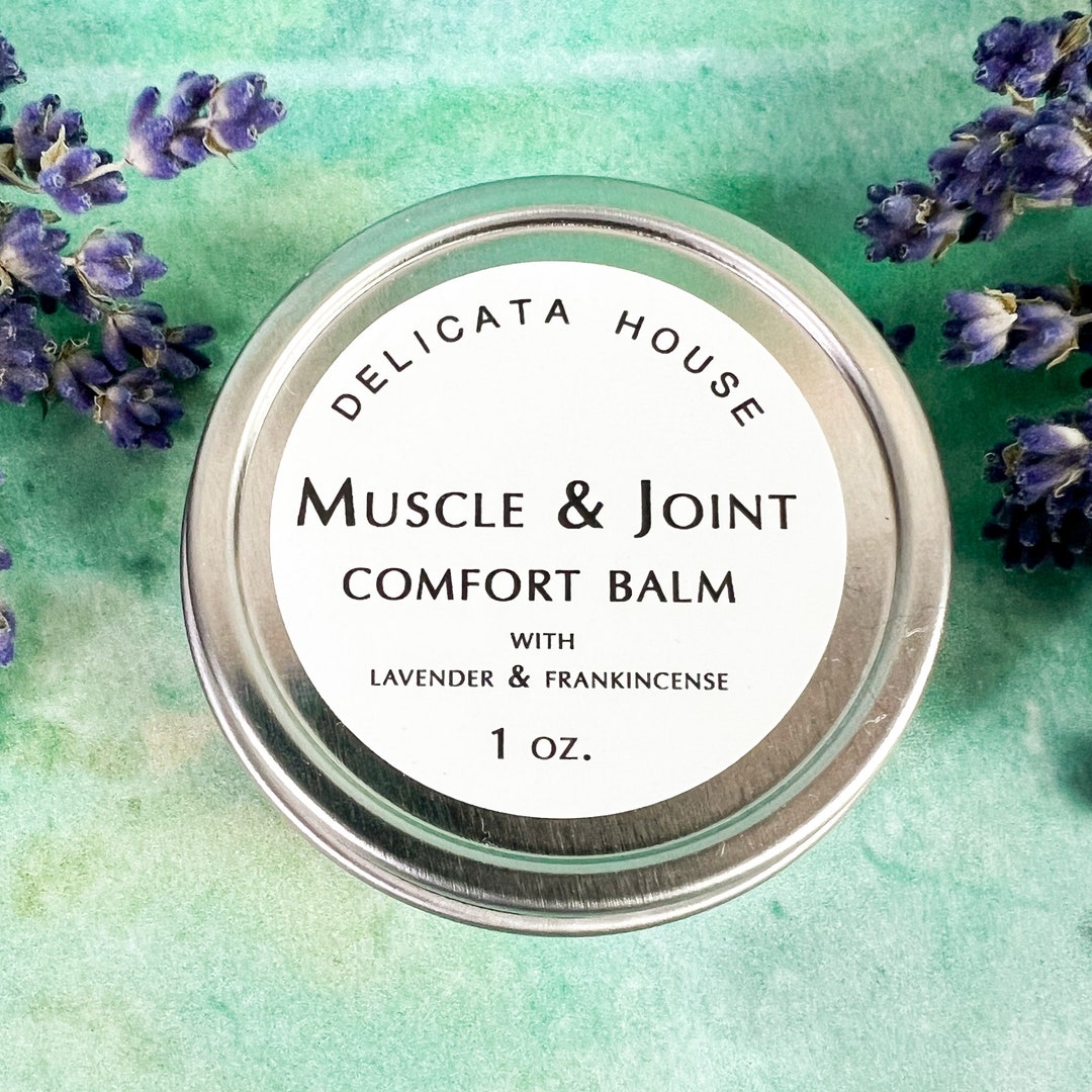 Muscle and Joint Comfort Balm Muscle Balm Joint Balm Herbal Balm Aromatherapy Muscle Rub Muscle ...