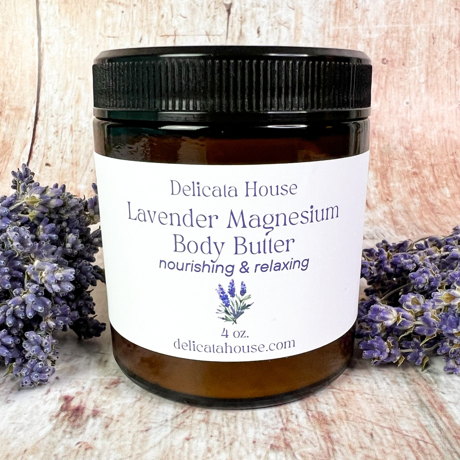 Magnesium Body Butter Lavender Magnesium Cream Relaxing Lavender Body ...