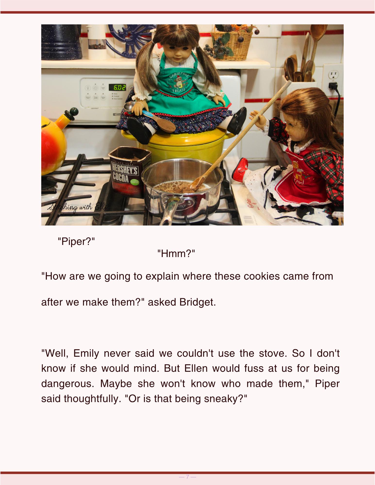 Christmas Cookie Caper | Printable Illustrated Story | 18 Inch Doll ...
