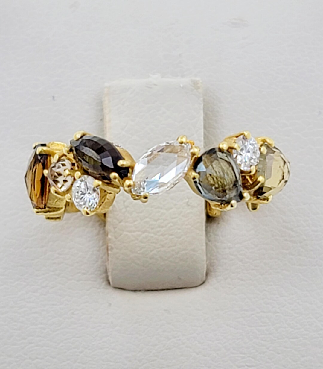 Gorgeous Designer Anthony Nak 22k Solid Yellow Gold Natural Diamonds ...