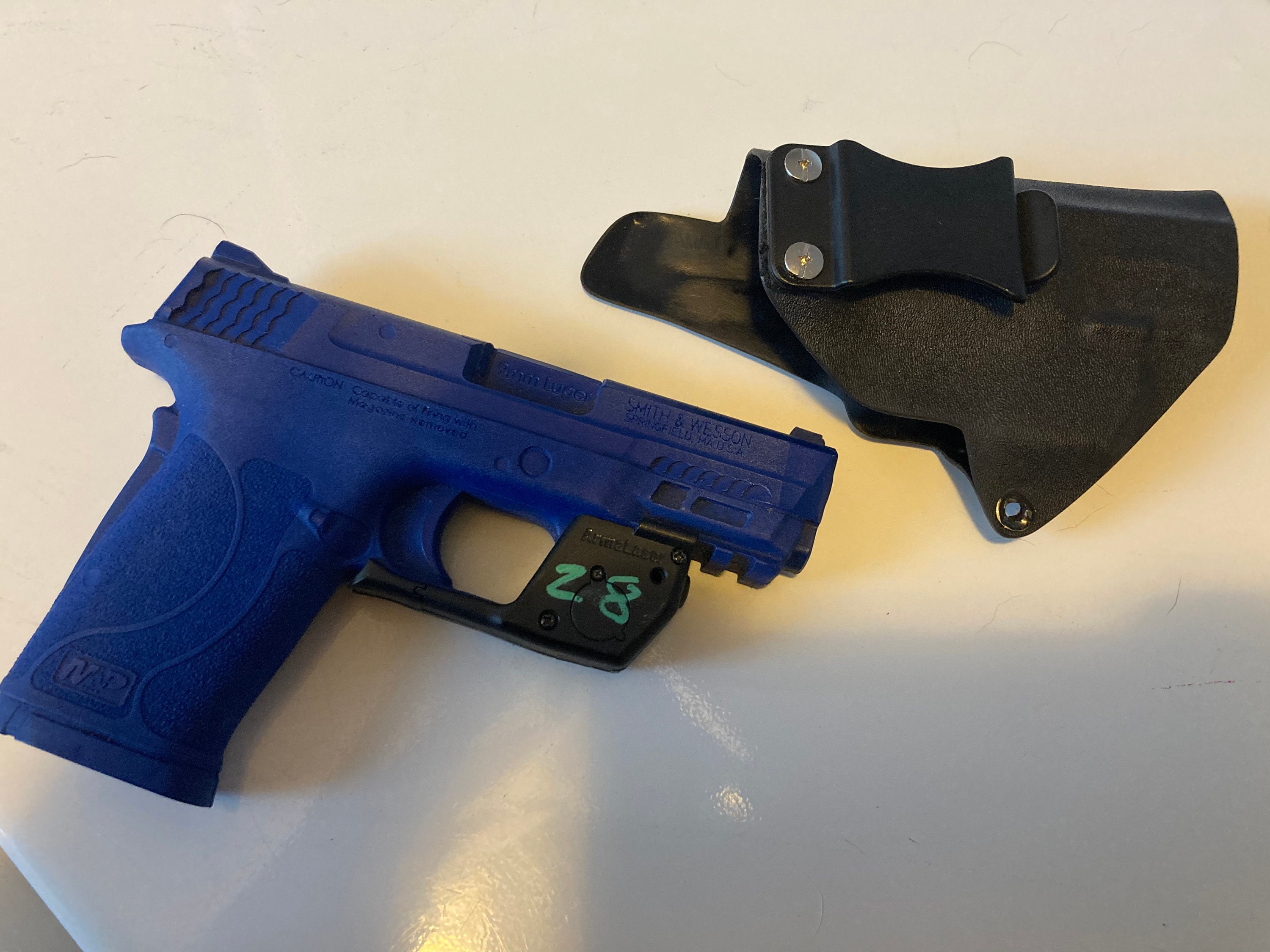 Kydex Holster for Smith and Wesson MP Shield 9ez With Armalaser TR28 ...