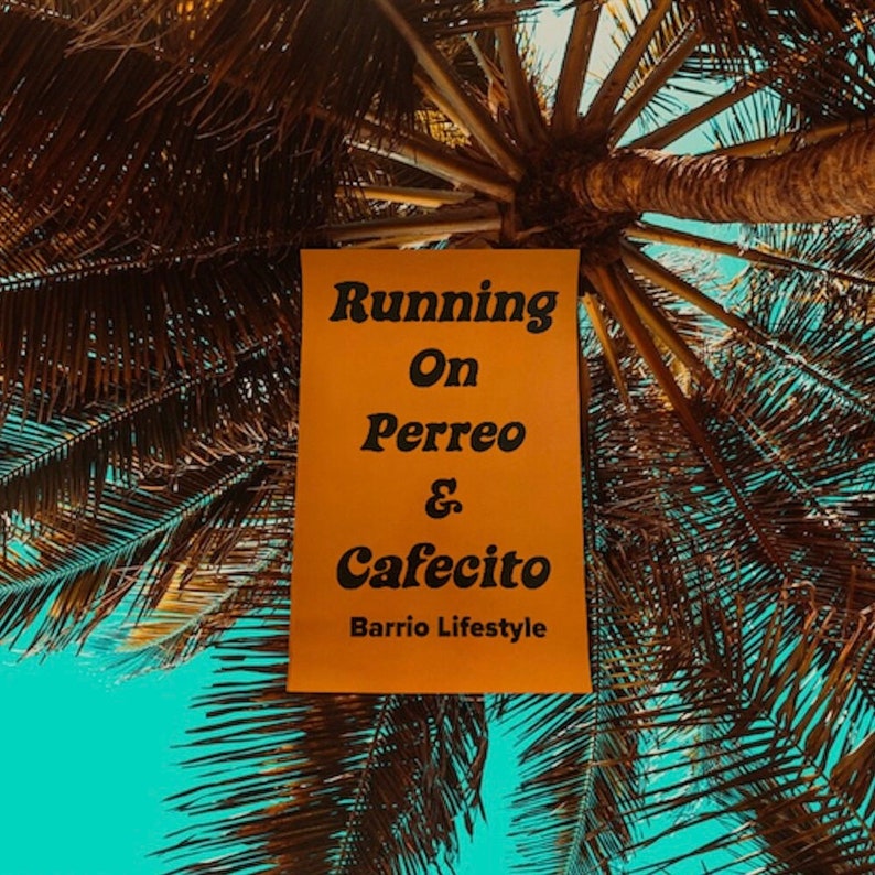 Running on Perreo & Cafecito Poster - Etsy