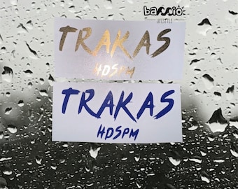 Trakas HDSPM Decal Sticker - Etsy