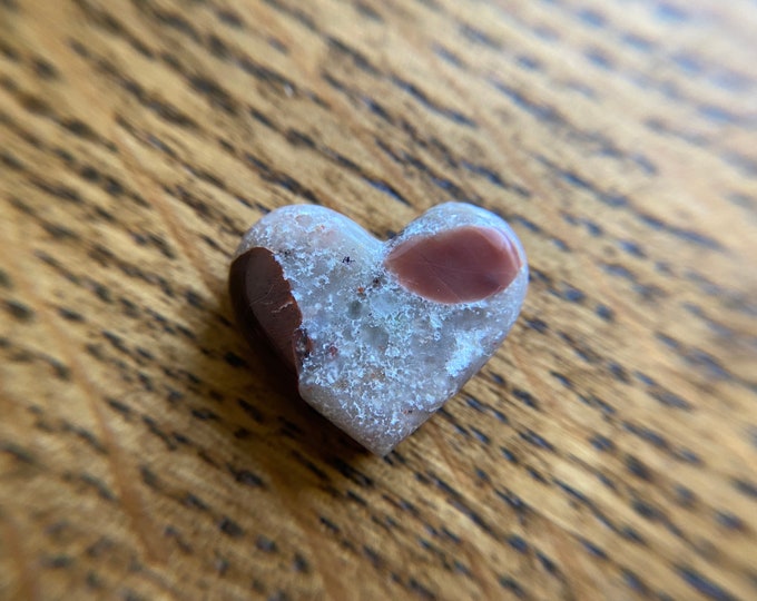 Puddingstone Heart Small Polished Michigan Puddingstone Heart Shaped ...